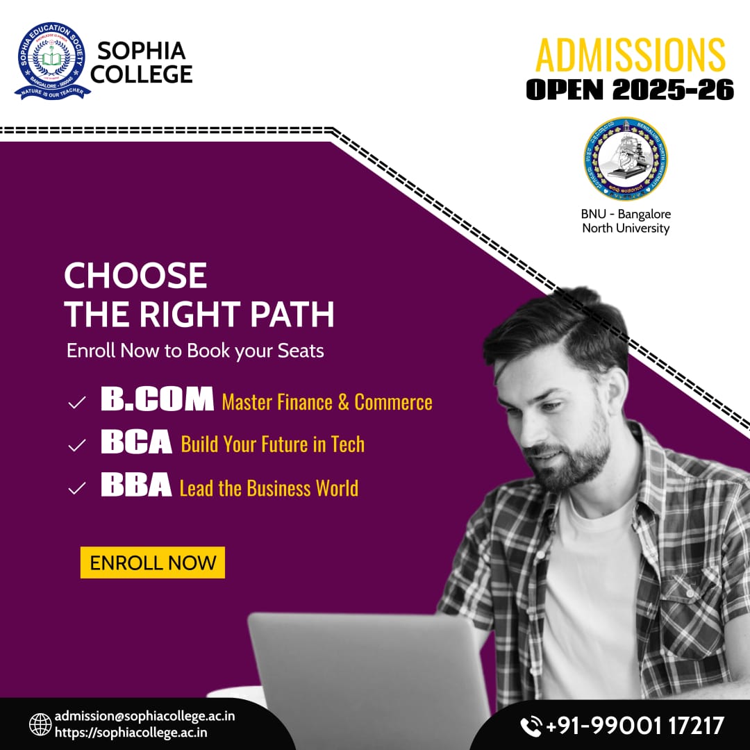Sophia College for Your UG & PG Courses in Bangalore 560